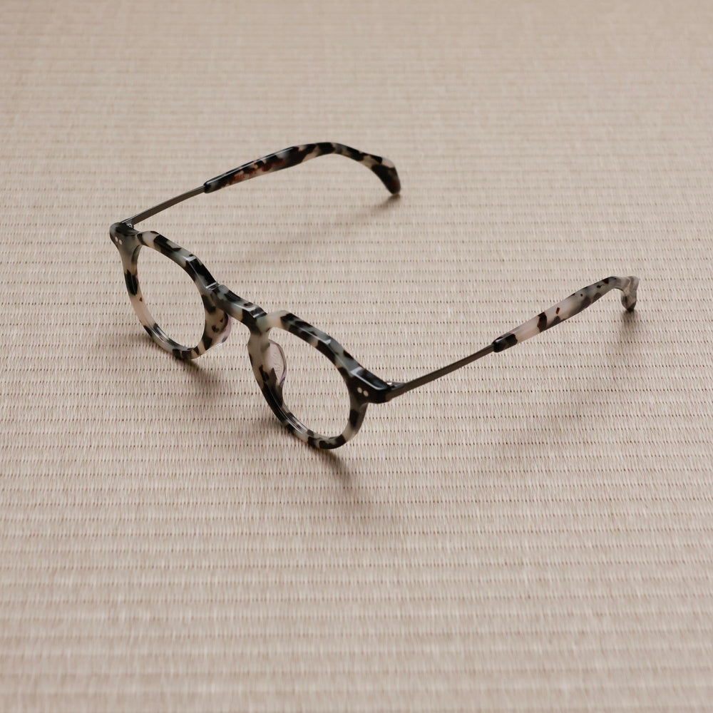 Modèle CHARLIE Blanc et Noir | Lunettes de vue