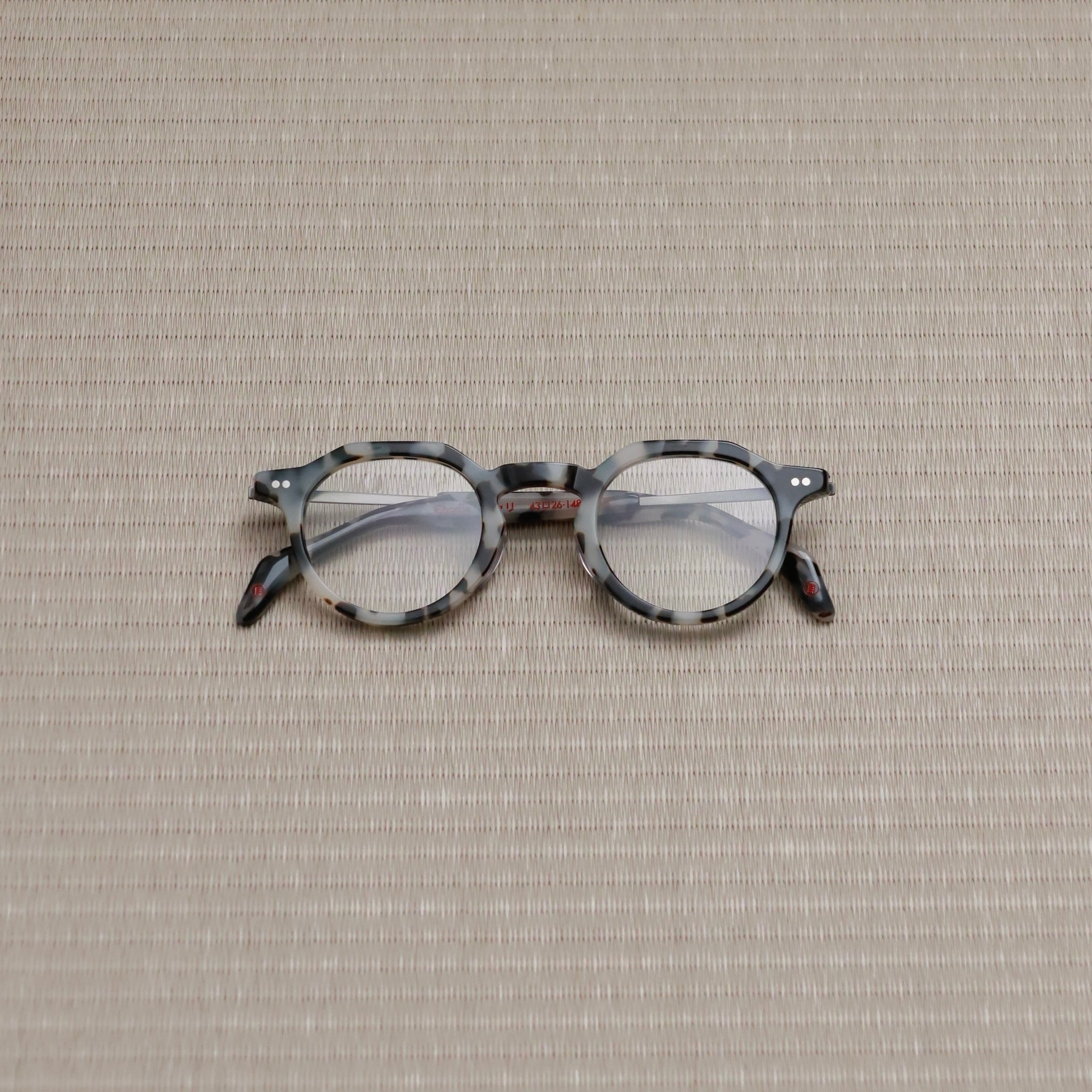 Modèle CHARLIE Blanc et Noir | Lunettes de vue